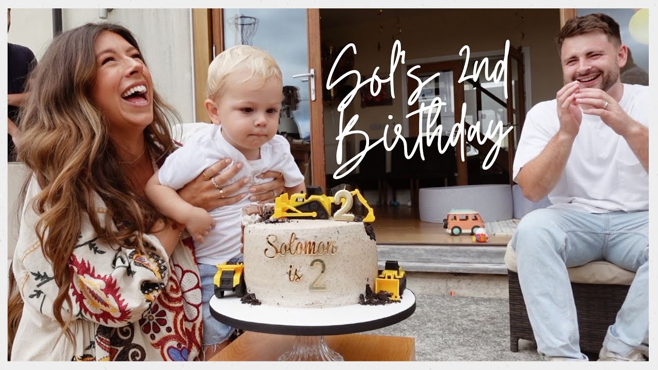 Sol’s Second Birthday!! Our boy turns two! | Carys Harding - YouTube