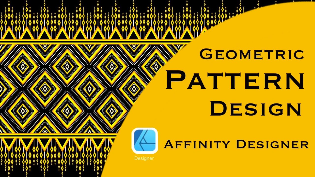Abstract geometric ethnic pattern design for clothing - YouTube