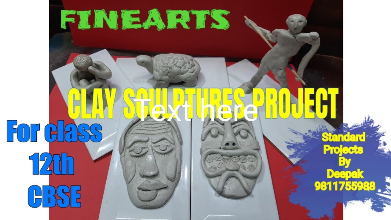 clay sculpture project 12th class #sculpture #clayart #finearts # ...