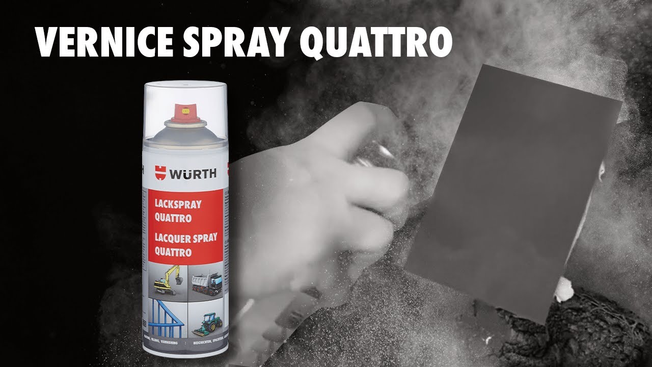 Vernice spray Quattro | Würth - YouTube