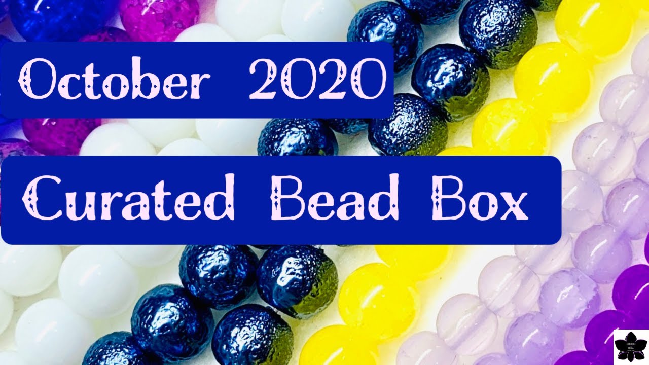 Curated Bead Box Monthly DIY Jewelry Subscription | Oct. 2020 - YouTube
