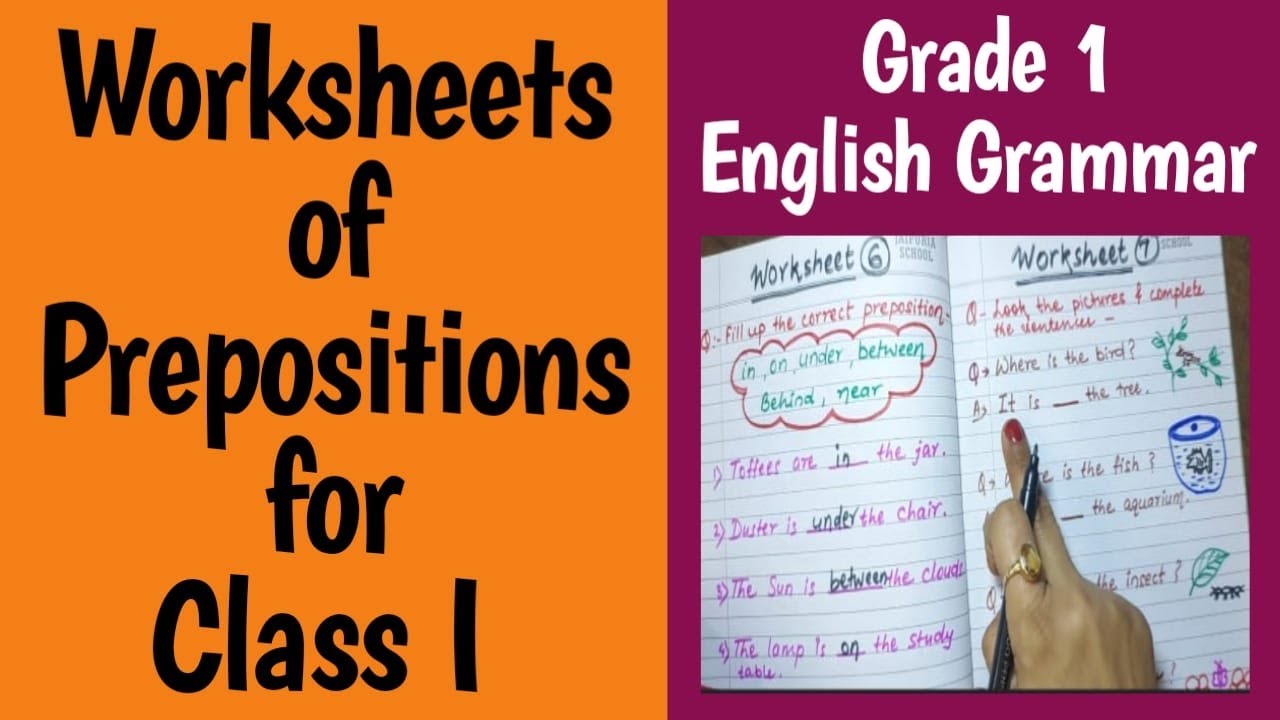 Prepositions Prepositions Worksheet For Class I Class I English prepositions-prepositions-worksheet-for-class-i-class-i-english