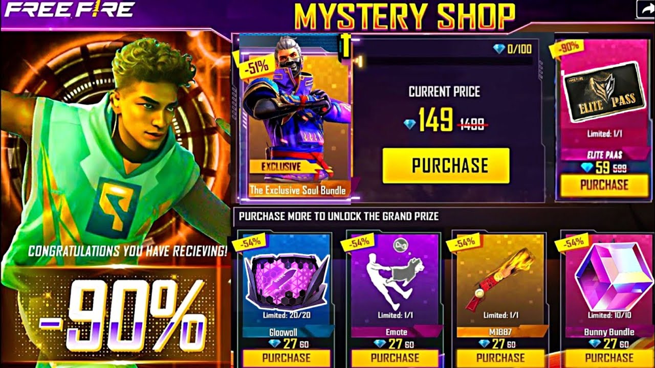 MYSTERY SHOP FREE FIRE /FREE FIRE MYSTERY SHOP | SEPTEMBER MONTH ELITE ...