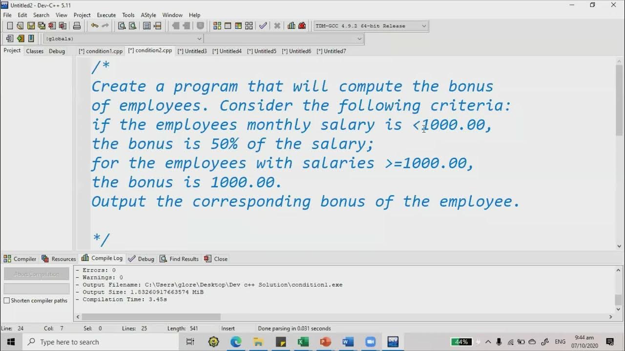 CS126-8 Selection/Conditional Program Structure in C++ Part 3 - YouTube