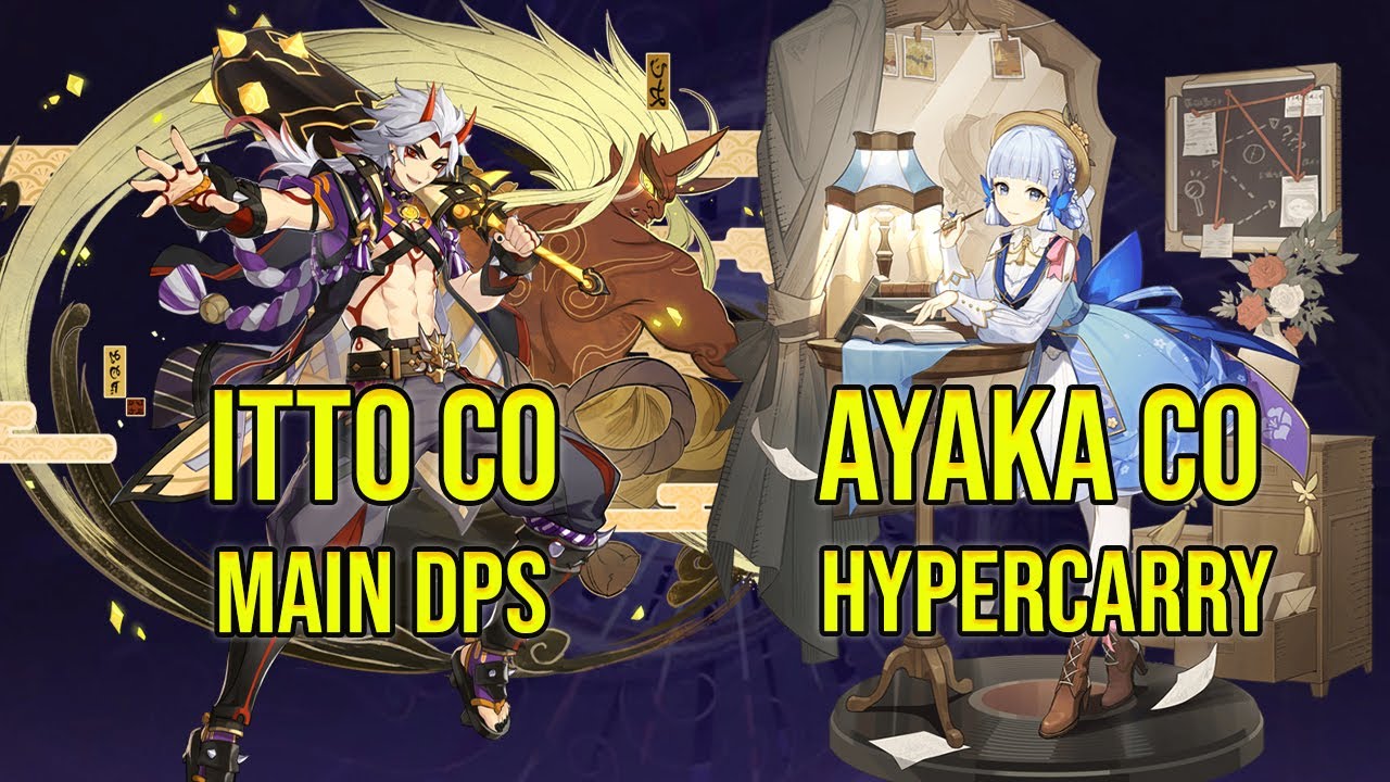Itto c0 & Ayaka c0 spiral abyss floor 12 genshin impact - YouTube