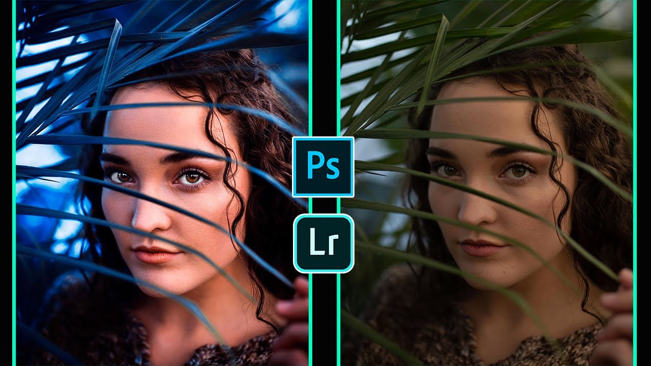 Cinematic Soft Blue Colour Grading Photoshop | Portrait Colour Grading ...