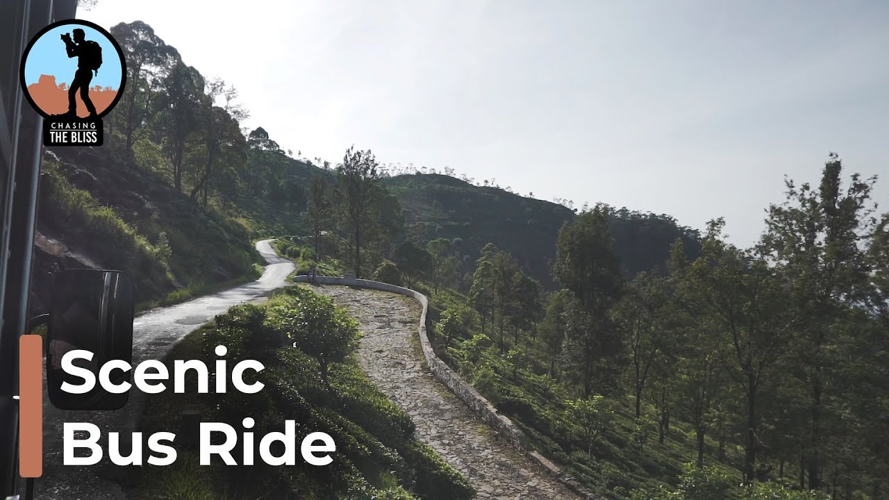 Scenic Sri Lankan Bus Ride - From Haputale to Dambatenne Tea Factory ...