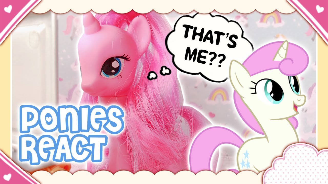 PONIES REACT to Hasbro's Official Art of Themselves! ⭐ My Little Pony ...
