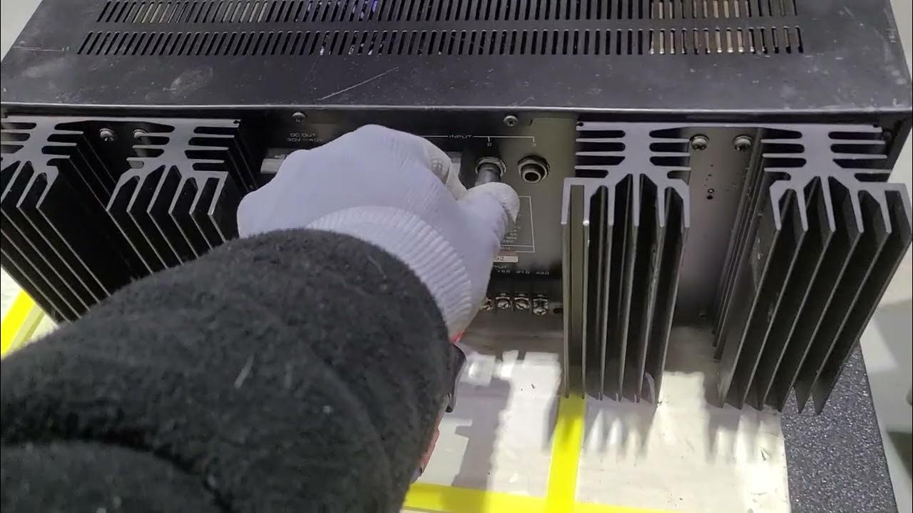 (INKEL)인켈 PA-848 240W 방송용PA앰프 - YouTube