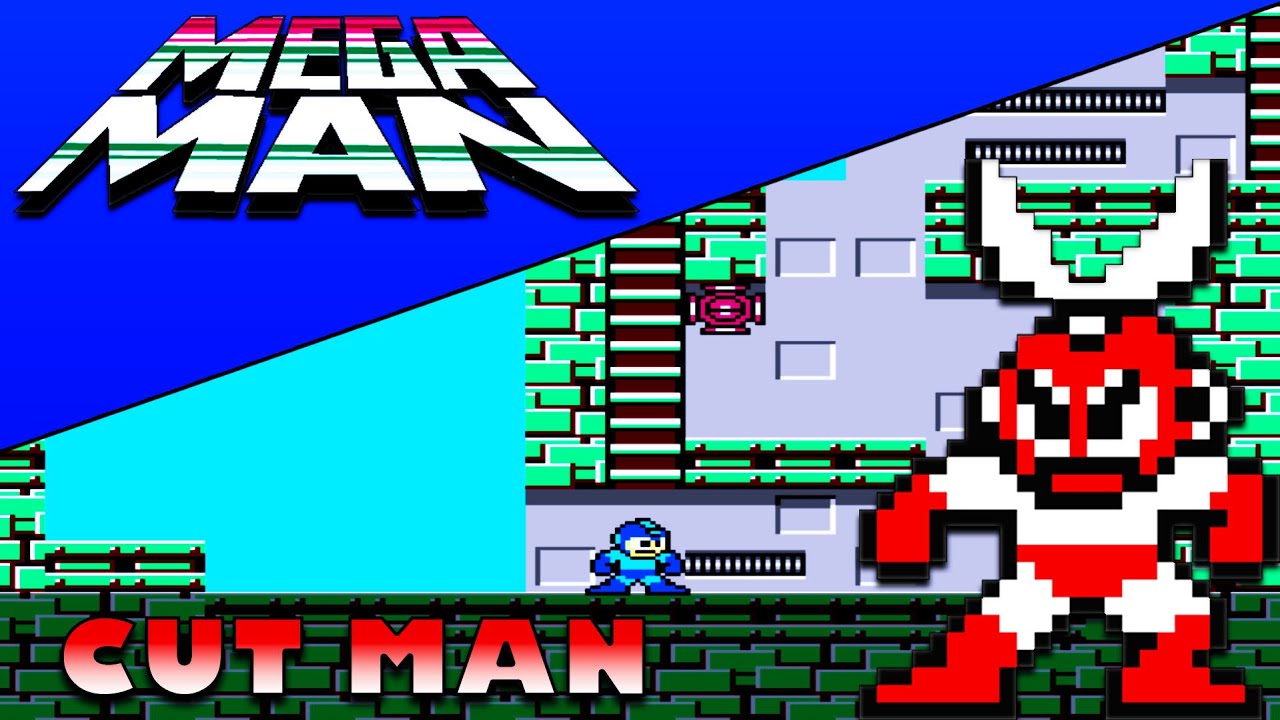 Mega Man (1987) - Cut Man's Stage - YouTube