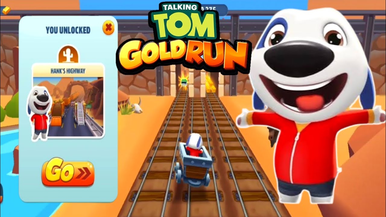 Talking Tom Gold Run - Hank House Unlocked - YouTube
