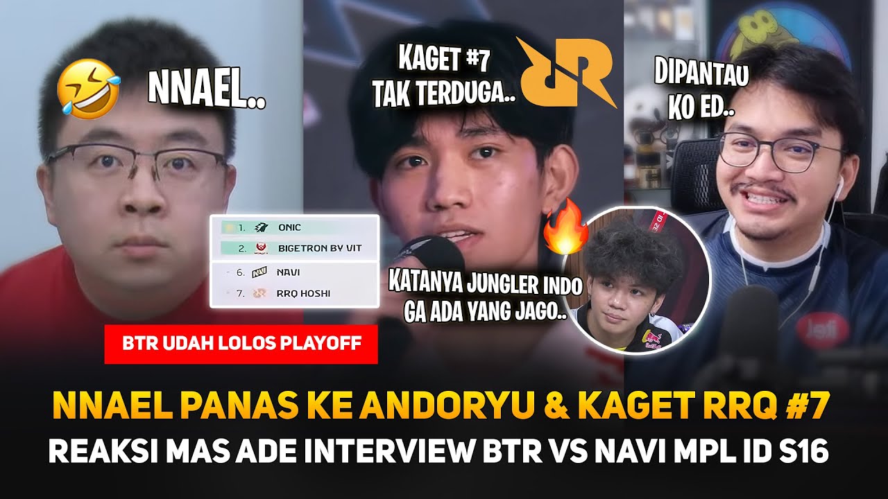 NNAEL PANAS KE ANDORYU YANG KENA RRQ #7 😭🔥 BTR DIPANTAU KO ED 🤣 REAKSI ...