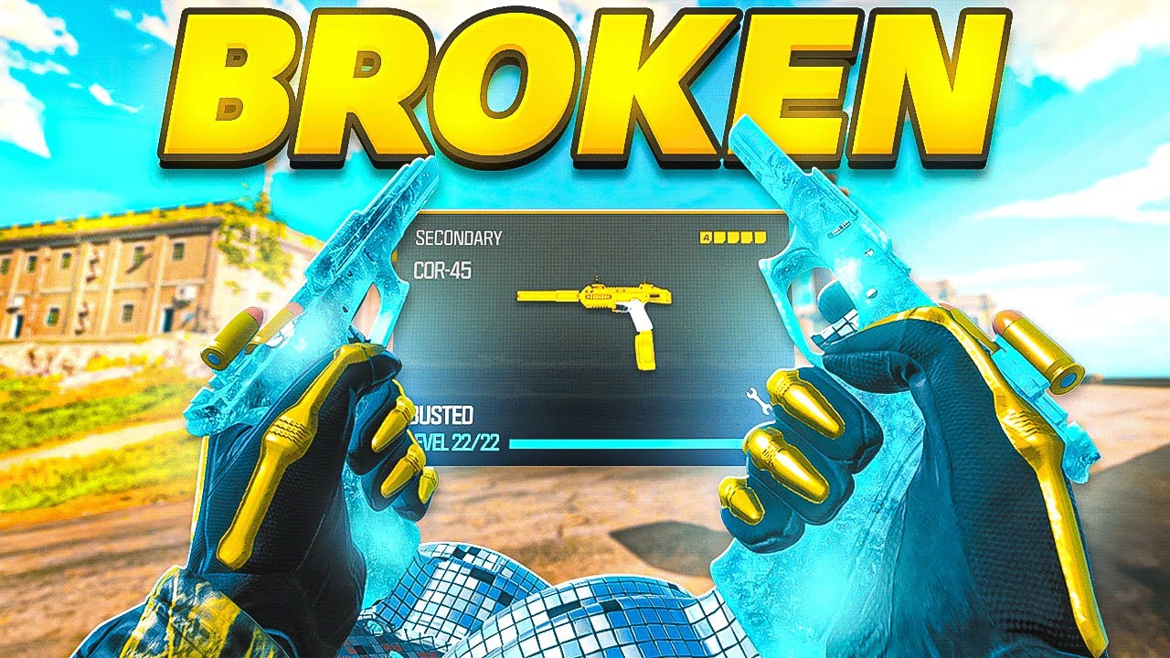 new *GLITCHED* AKIMBO COR-45 CONVERSION KIT in Warzone! (OVERPOWERED ...