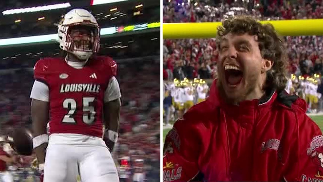 Jack Harlow was HYPED for this Louisville TD 😤 | ESPN College Football ...