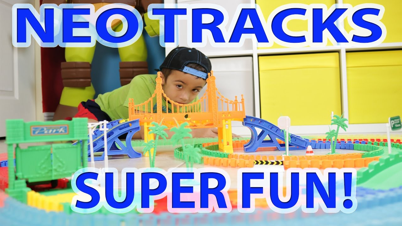 Neo Tracks Toy Race Car - YouTube