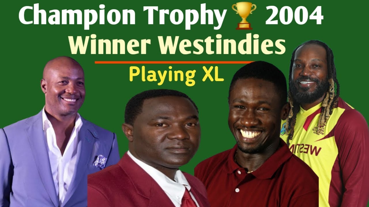 Champion Trophy 2004 Westindies Winners Playing XL - YouTube