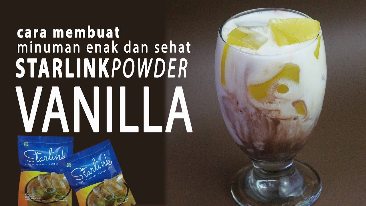 Cara membuat minuman dengan topping manuka jelly :STARLINK VANILLA ...
