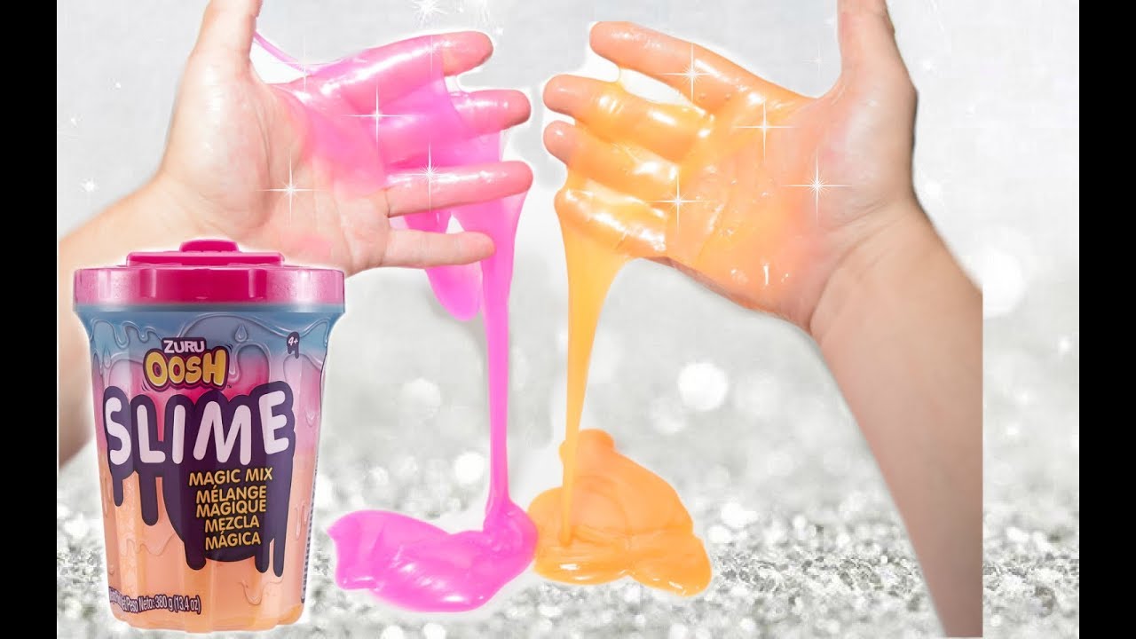 NEW ZURU OOSH SLIME ! Best Glitter Slime Ever! Magic Mix! Most ...