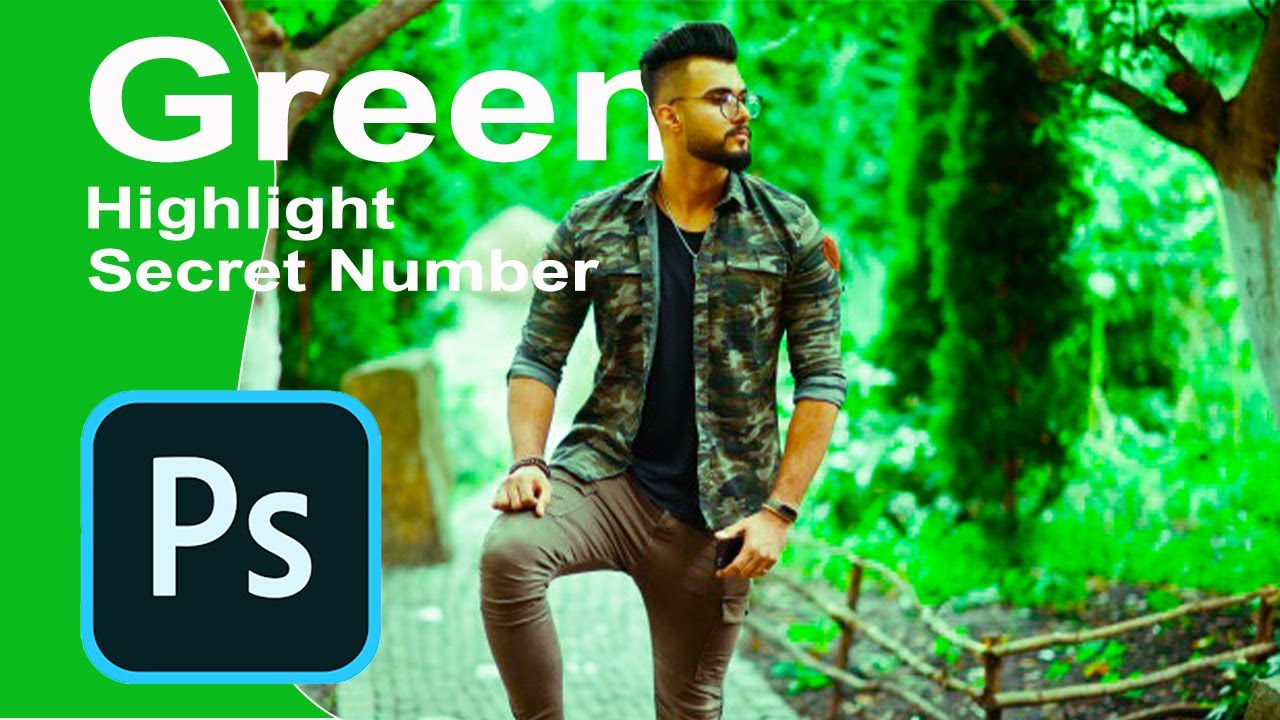 How To Highlight Green Background In Photoshop cc | Photoshop Tutorial ...