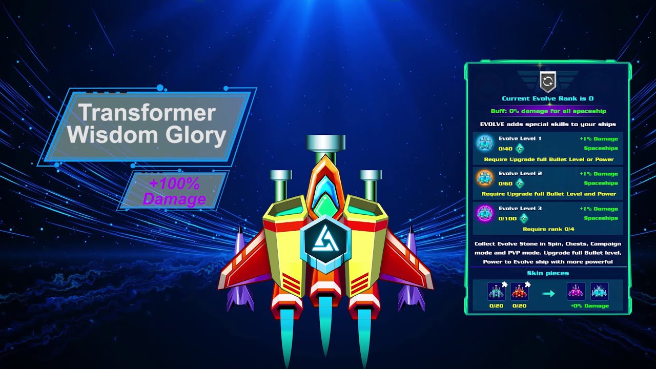 Alien Shooter [Spaceship Transformer Wisdom Glory] Galaxy Attack | Arcade Classic | Rocket ...