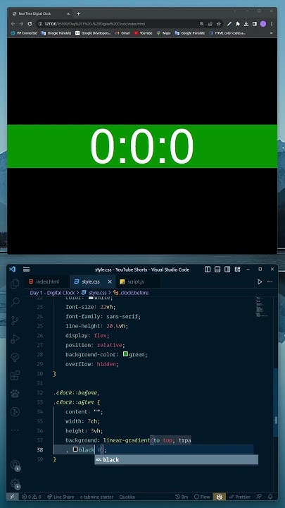 Build a Real-Time Digital Clock with HTML, CSS, and JavaScript || Source Code ⌚👨🏻‍💻 - YouTube