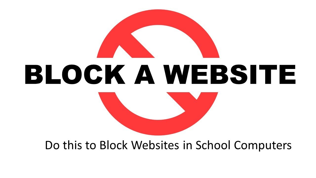 Use This Simple Method to Block Websites in School Computers - YouTube