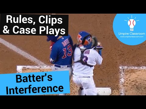 How To Score Catcher'S Interference In Baseball