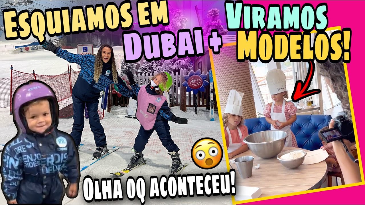 Dia 2 em DUBAI - VIRAMOS MODELOS + skiamos em Dubai + MUITA diversao em ...