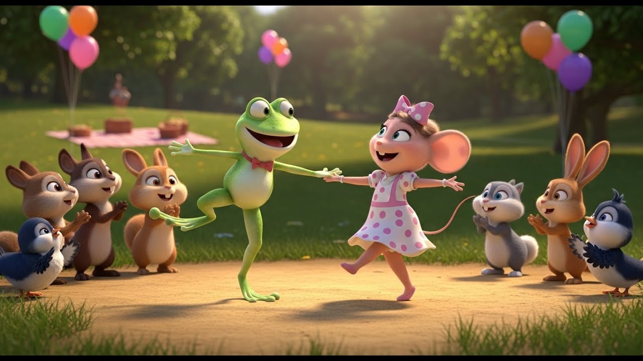 Froggy Went A-Courtin’ 🐸💍 | Classic Kids Nursery Rhyme | Fun Cartoon ...