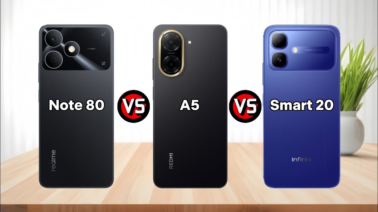 REALME Note 80 vs REDMI A5 vs INFINIX Smart 20 | Who is the best for ...