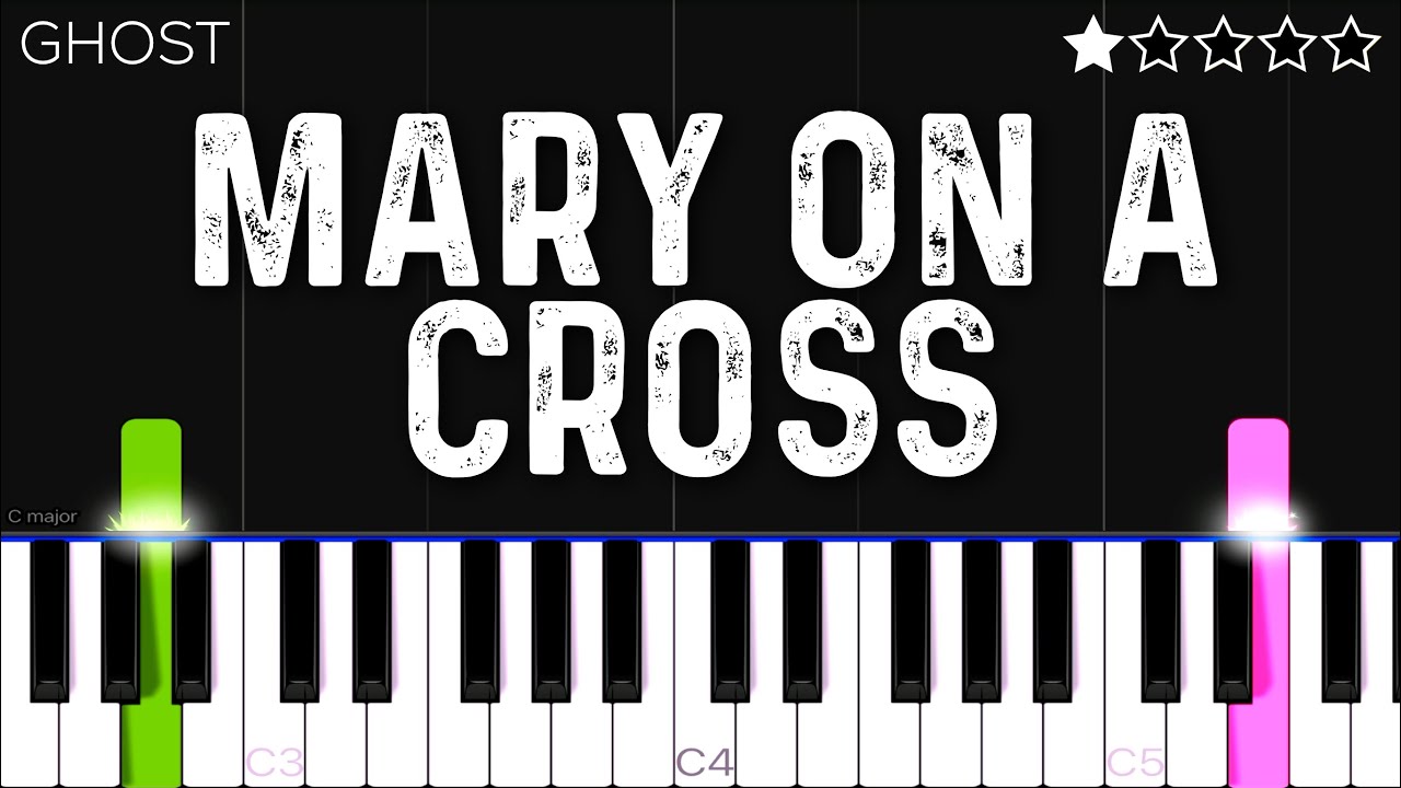 Ghost - Mary On A Cross | EASY Piano Tutorial Chords - Chordify