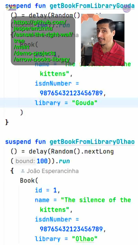 Kittens make no SILENCE!! It’s just a BOOK!! #jesprotech #kotlin #arrow #projectarrow #code # ...