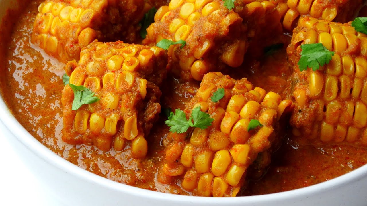 Sweetcorn Masala Curry | Corn Cob Masala Curry | Butte Ki Subzi | Spicy ...