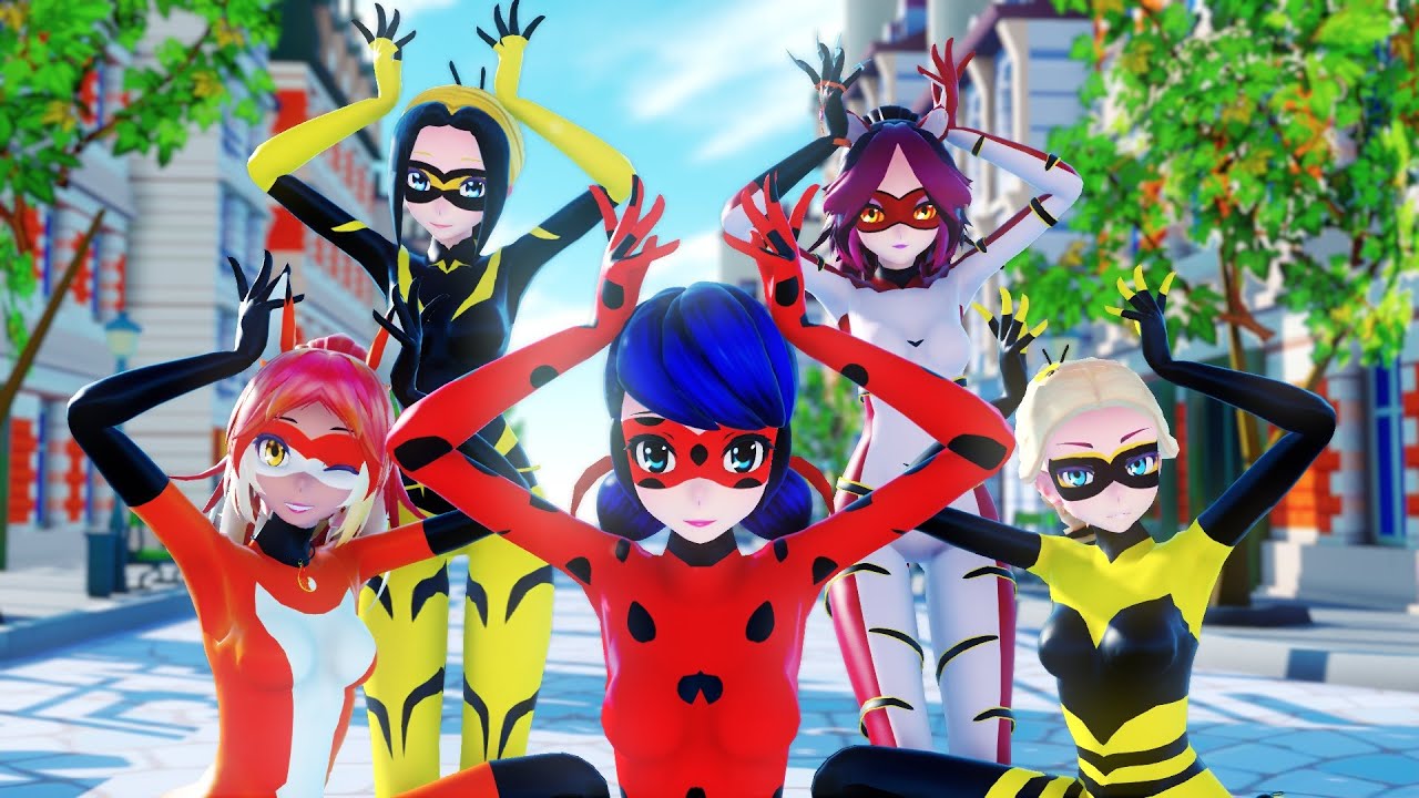 【MMD Miraculous】ITZY - WANNABE【Ladybug, Rena Rouge, Purple Tigress ...