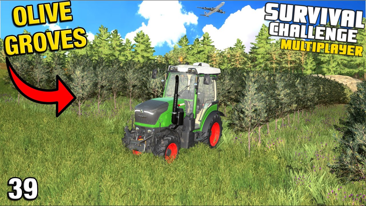FIRST OLIVE GROVES ARE IN THE GROUND Survival Challenge Multiplayer CO-OP FS22 Ep 39 - YouTube
