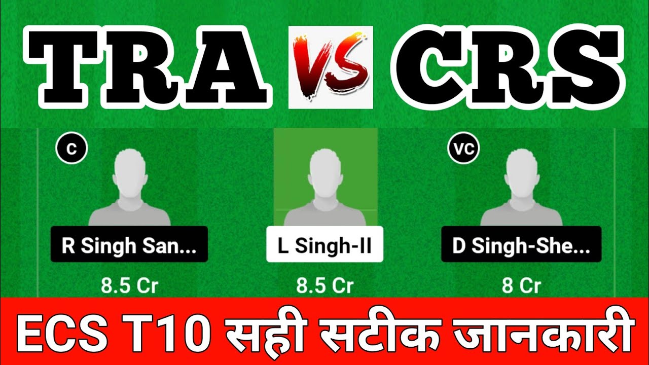 TRA vs CRS Dream11 Prediction, CRS vs TRA Dream11, TRA vs CRS, TRA vs ...