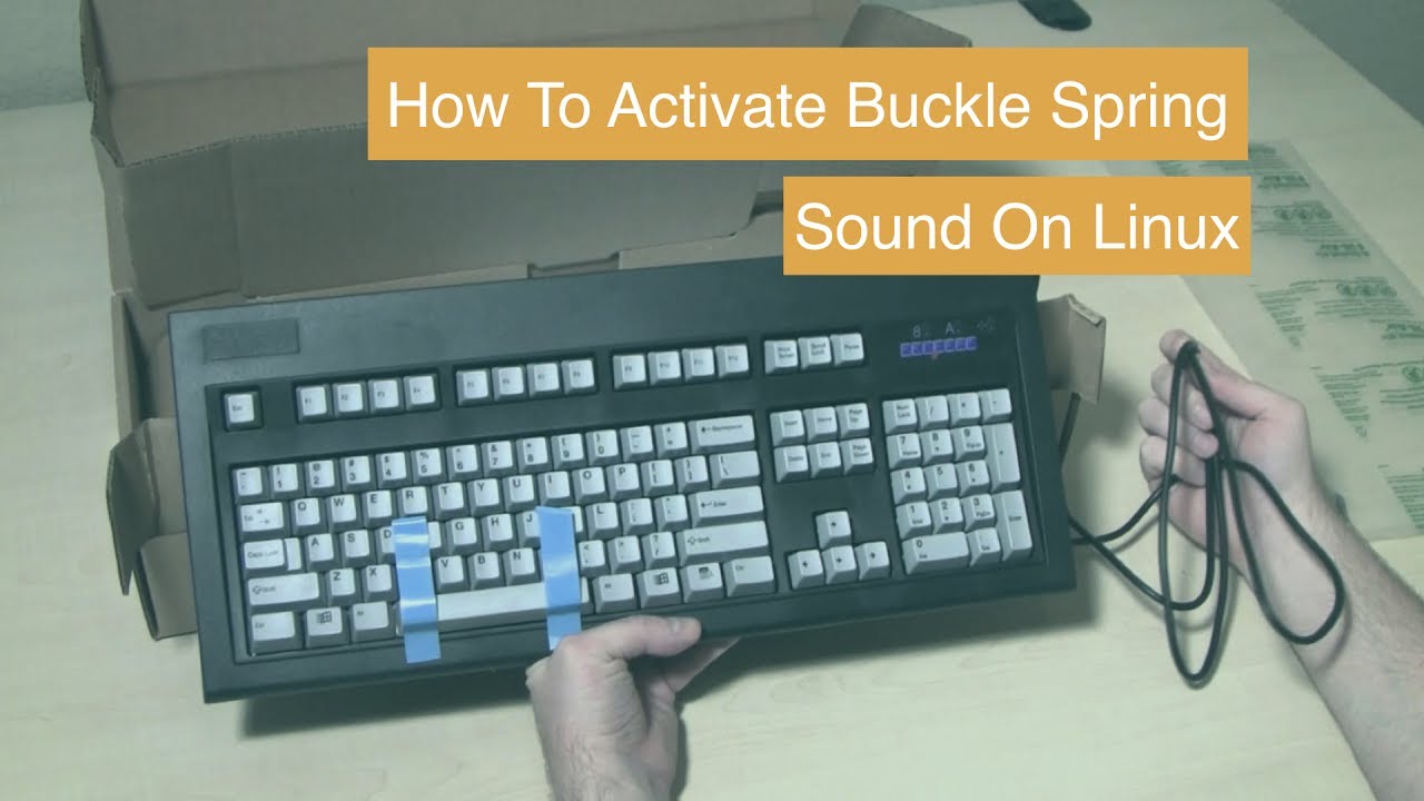 How to Activate Buckle Spring Keyboard Sound in Linux - YouTube