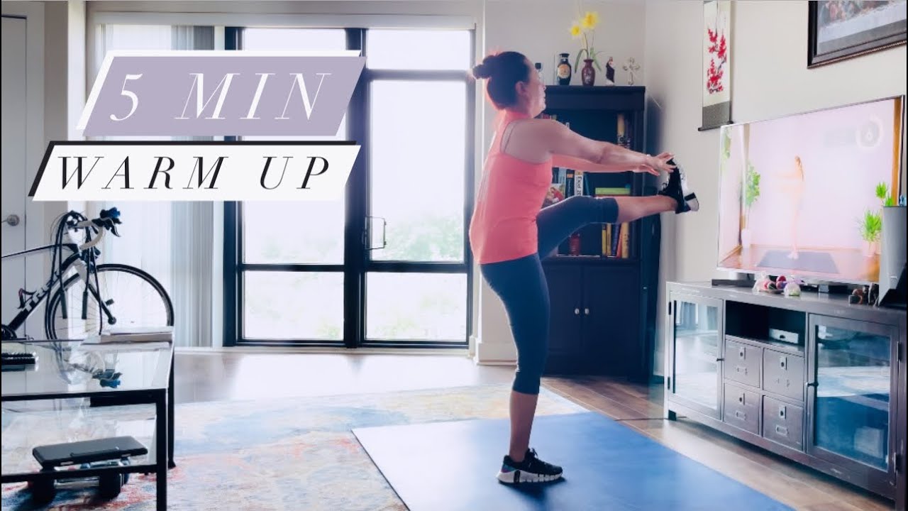 5 MIN WARM UP FOR AT HOME WORKOUTS (No Jumping) - YouTube