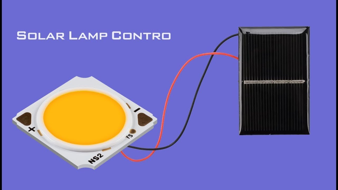 Solar Lamp Control Board Kit, Lightweight Solar Light Control - YouTube