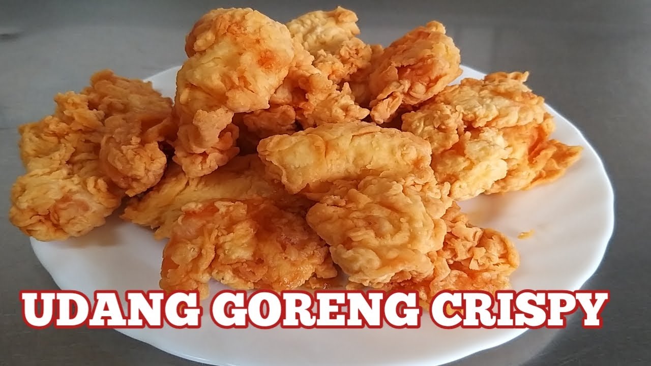 Cara Mudah Membuat Udang Goreng Crispy⁉️Tetap Crispy Walaupun Udah ...