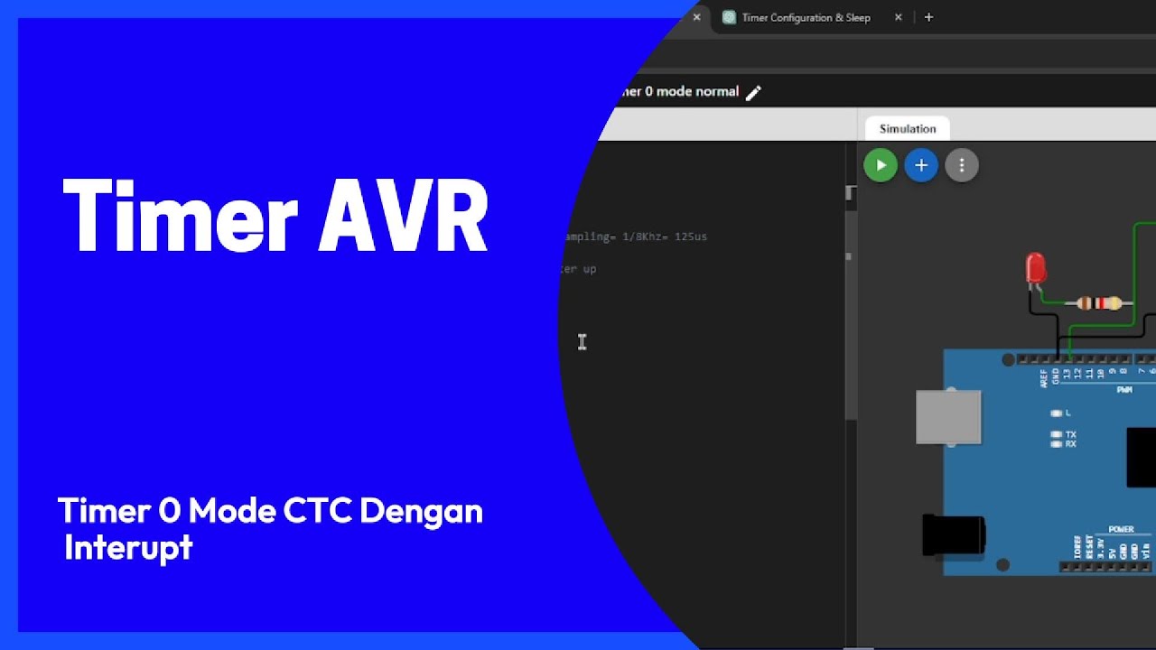 Timer Avr Timer 0 Mode Ctc Dengan Interupt Youtube 9148