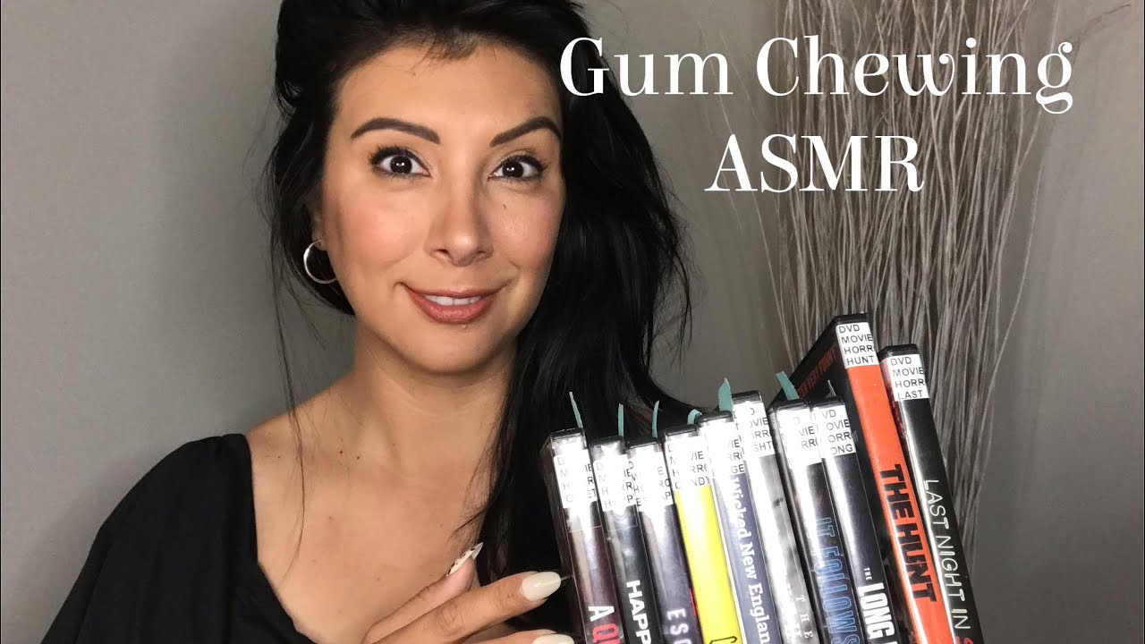 ASMR: Horror DVDs 👻 with Gum Chewing - YouTube