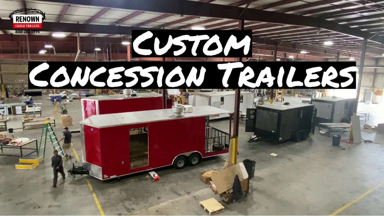 Custom Concession Trailers | Food Trailers | Mobile Business - YouTube