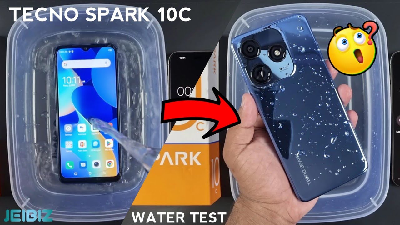 Tecno Spark 10C Water Test 💦 | Tecno Spark 10C Durability Test - YouTube