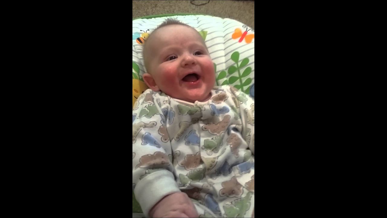 Cute Baby Laughing at Farting Noises - YouTube