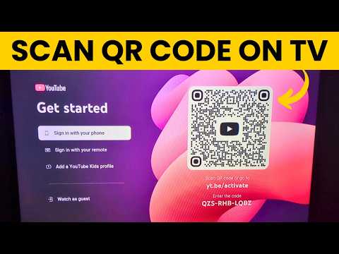 How to Scan YouTube QR Code On TV
