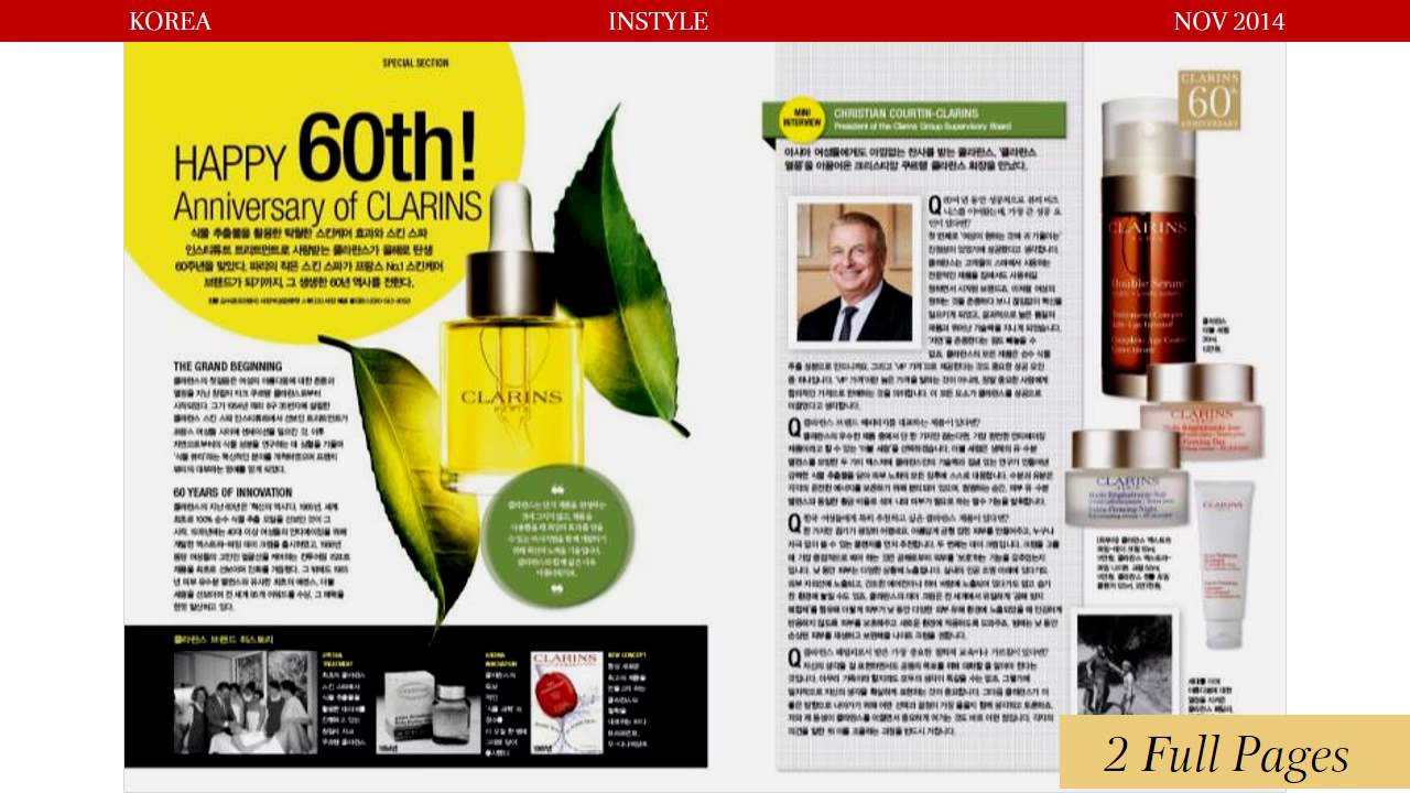 Clarins 60th Anniversary For MM Workshop 201412 Result - YouTube