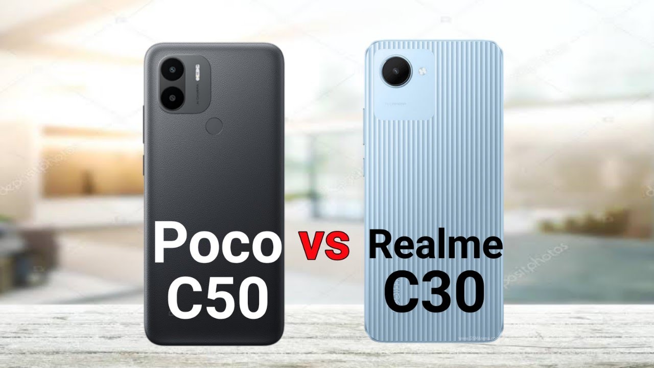 Poco C50 vs Realme C30 - YouTube