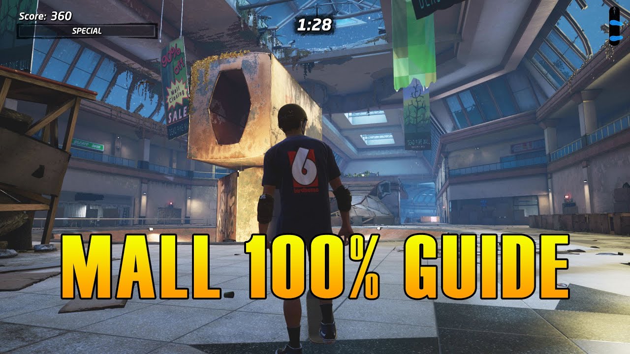 Mall: GOALS & SECRETS - Tony Hawk's Pro Skater 1 + 2 - YouTube