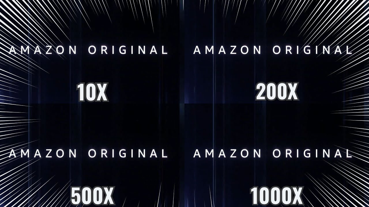 Amazon Original Intro Logo Getting Faster - YouTube